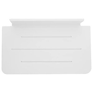 Wall Shelf Bathroom Shelves Self Adhesive Floating Shelves Wall Mounted Shower Caddy Bathroom Racks for Shampoo Toiletries Kitchen White White Shelf
