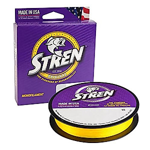 Stren Original®, Hi-Vis Gold, 20lb | 9kg Monofilament Fishing Line, Suitable for Freshwater Environments
