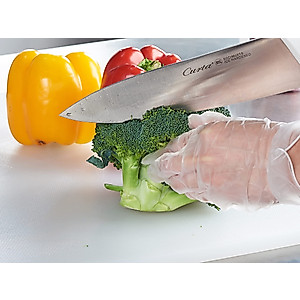 CURTA Cutting Boards for Kitchen, 24" x 18" x 0.5" White Color Coded Plastic Commercial Chopping Board Anti Slip Surface Dishwasher Safe