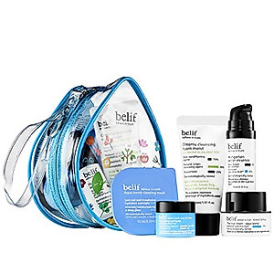 belif Hydrators-On-The-Go Kit | Travel Kit | Moisturizer, Eye Cream, Serum, Hydration | Daily Hydrating Skincare Set | Antioxidant Packed Moisturizing Set for All Skin Types | KBeauty | 1.01 Fl Oz