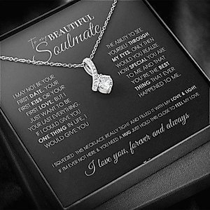 Fa Gifts to My Future Wife Necklace, to my Wife, Necklaces For Wife From Husband With Message Card and Gift Box, Necklace For Girlfriend (Alluring Beauty Necklace)