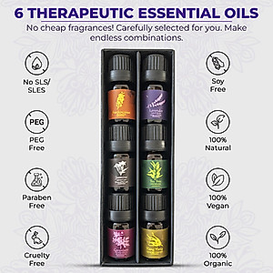 Soap Making Kit for Adults, Make Your Own Soap with Melt and Pour diy Natural Soap supplies; 6 Essential Oils, Silicone Soap Mold, Spoon, Dried Flowers, 2lbs. Shea Butter Soap Base, 4 Colors, 9 Labels