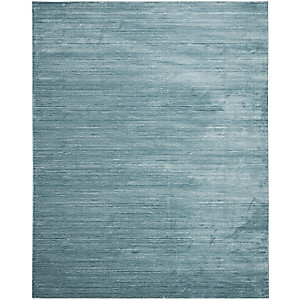 SAFAVIEH Vision Collection Area Rug - 6' x 9', Aqua, Modern Ombre Tonal Chic Design, Non-Shedding & Easy Care, Ideal for High Traffic Areas in Living Room, Bedroom (VSN606B)