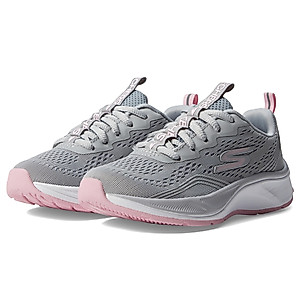 Skechers Kids Girls Skechers Elite Sport-Radian Sneaker, Gray, 2 Little Kid