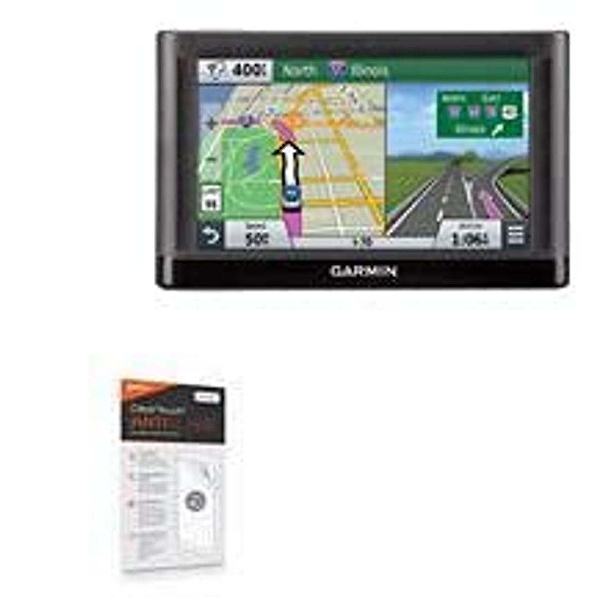 BoxWave Screen Protector Compatible With Garmin Nuvi 65LM - ClearTouch Anti-Glare (2-Pack), Anti-Fingerprint Matte Film Skin for Garmin Nuvi 65LM