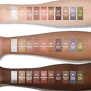 Moira Everlust Shimmer Cream Shadow (003, Dazzling Brown), 0.18 Fl Oz (Pack of 1)