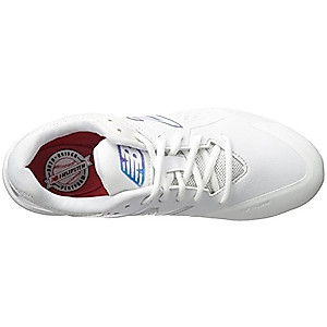 New Balance Women's Fuse V1 Metal Softball Shoe, White, 8 B US