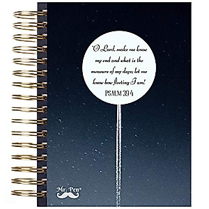 Mr. Pen- Christian Planner, 365 Pages, Daily Bible Journal, Prayer Journal, Bible Study Journal, Devotional Journal, Religious Gifts, Write the Word Journal, Christian Gift