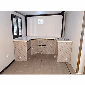 Container Tiny Home - Luxury Foldable 3 Bedroom Tiny House for Living | Modern Extended Mobile Cabin Home with Kitchen and Bathroom | Waterproof, Customizable Space Design in 20ft, 30ft,Options