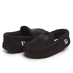 Lucky Brand Boy's Micro-Suede Moccasin Loafer Slippers