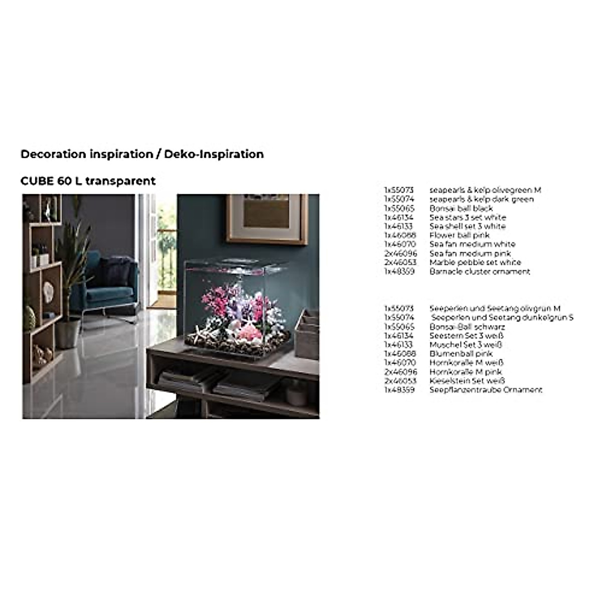 biOrb 46134.0 Starfish Set 3 White Aquariums