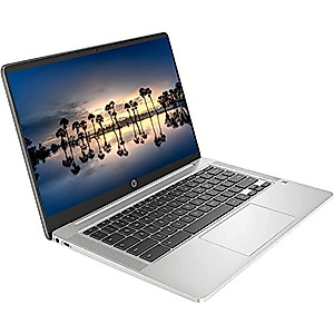 HP 2023 14" HD IPS Chromebook, Intel Processor Up to 3.10GHz, 4GB Ram, 128GB SSD, Intel 4K Graphics, Super-Fast 6th Gen WiFi, Chrome OS (Renewed)