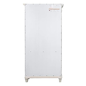 Martin Furniture Hartford Open Wood Bookcase, Storage Cabinet, Office Shelves, White (IMHF4078W)