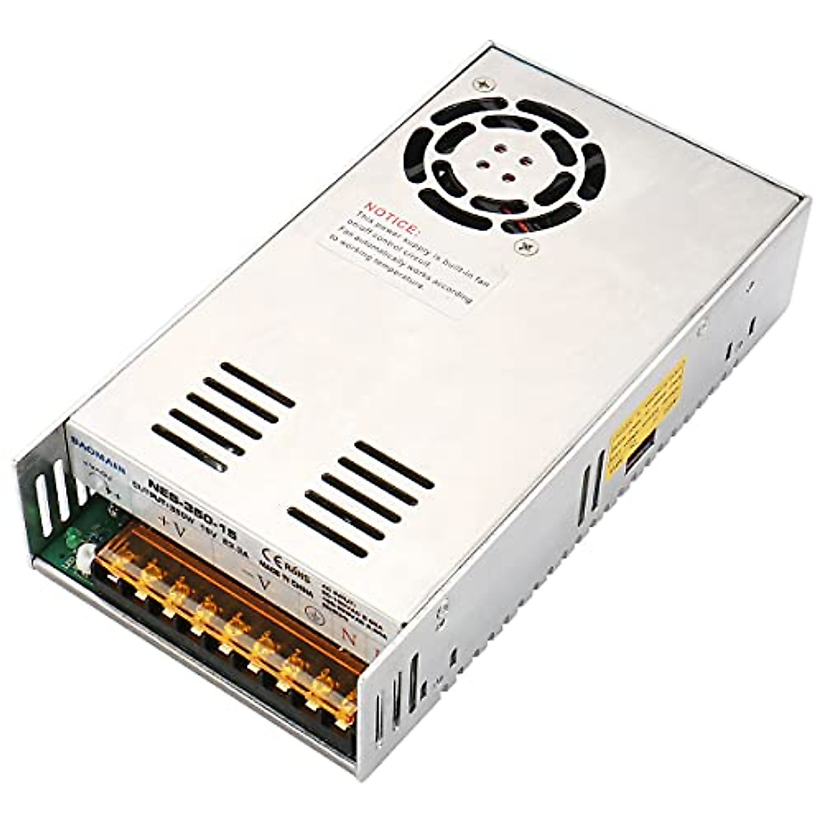 Baomain Switching Power Supply NES-350-15 15V 350 Watt 110-240 Volt