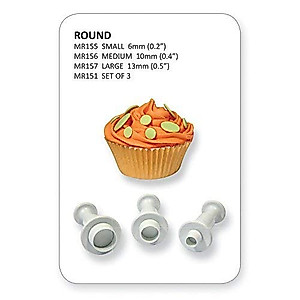PME Plunger Cutters, Miniature Round, 3-Pack
