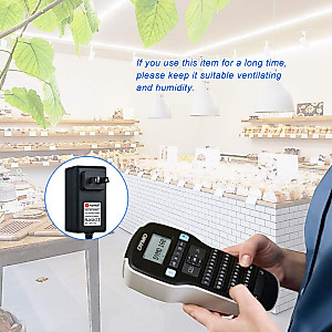 PK Power 9V 2A AC Adapter for DYMO LabelManager 100 160 350 LM-160 150 LM-500TS 220P 210D LM-150 155 LM-200 LM210D 1738976 Power Supply Cord with Internal Negative