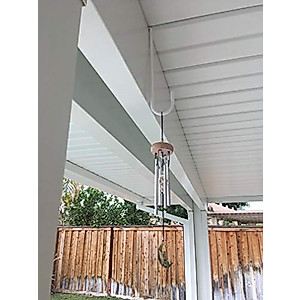 Alumahangers Solid Powder Coated Steel for Non-Insulated Spanish Brown Alumawood Patio Covers (6 Pack)