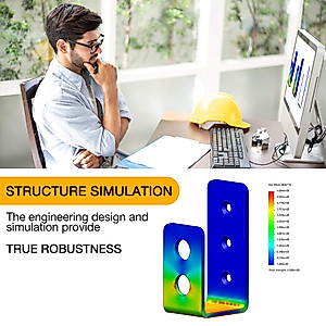 2x4 Door Barricade Brackets (2 pcs) | Drop Open Bar Holder Steel U Bracket for 2 by 4 Lumber as Security Door Reinforcement, Door Jammer, Tool Hanger for Your Home, Barn, Shed, Garage, Gate