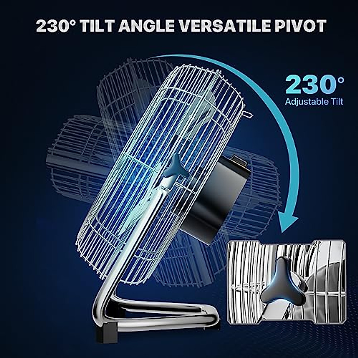 mollie 14 Inch High Velocity Fan Heavy Duty Metal Garage Floor Fan with 3 Speed Adjustable Tilt Portable Quiet Air Circulator for Home Bedroom Commercial Use 1243 CFM