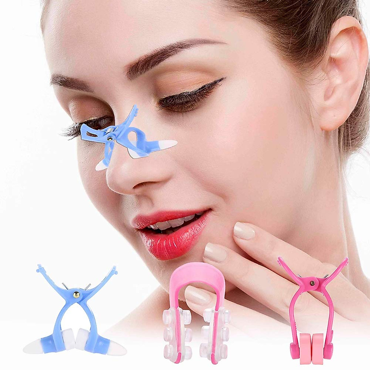 Antilog 3pcs Clip Nose Shaper + Clip Beauty Straightening + Set Correction Nose Up Clip New