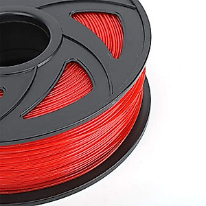 1.75mm 1KG 3D Printer Long Filament Red 3D Printing Consumables Neatly Wound PLA Meta Filament Bundle Industrial Additive Manufacturing Products for Home Decoration