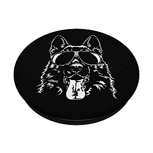 Funny Proud German Shepherd cool dog lover breed gift PopSockets PopGrip: Swappable Grip for Phones & Tablets