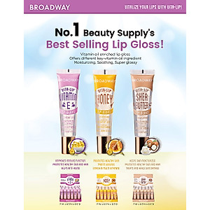 Broadway Vita-Lip Clear Lip Gloss 0.47oz/14ml (Shea Butter) 6 PACK