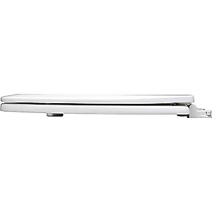 CHURCH 540EC 000 Toilet Seat with Easy Clean & Change Hinge, ROUND, Durable Enameled Wood, White