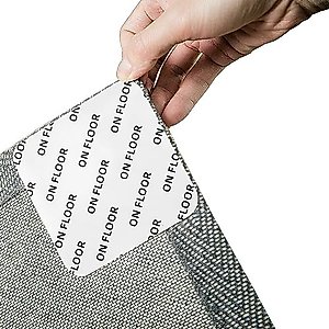 Home Techpro 12 PCS Gripper for Rug for Hardwood Floors, Reusable Under Rug Carpet Tape, Rug Anti Slip Grips for Area Rugs,Non Slip Rug Pads