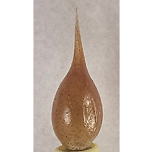 On The Bright Side Primitive Silicone Dipped 5 Watt Light Bulb - Pack of 6 - Rustic Brown Color