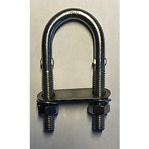 US Stainless Stainless Steel 316 UBolt M8 (5/16") by 80mm Marine Grade