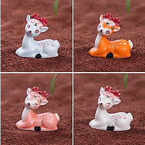 KLAPR APOLM Deer Ceramic Chopstick Rest Sika Deer Four Colors Perfect for Families,Christmas Restaurants and Izakaya Exquisite Chopstick Rests