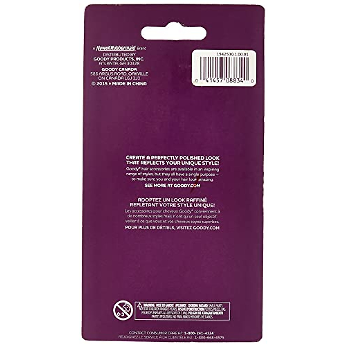 Goody WoMens Classics Mock Tort Comb, Side, 0.51 Inch, 2 Count