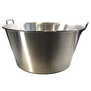 Xl Cazo Para Carnitas 25" Stainless Steel Heavy Duty Acero Inoxidable