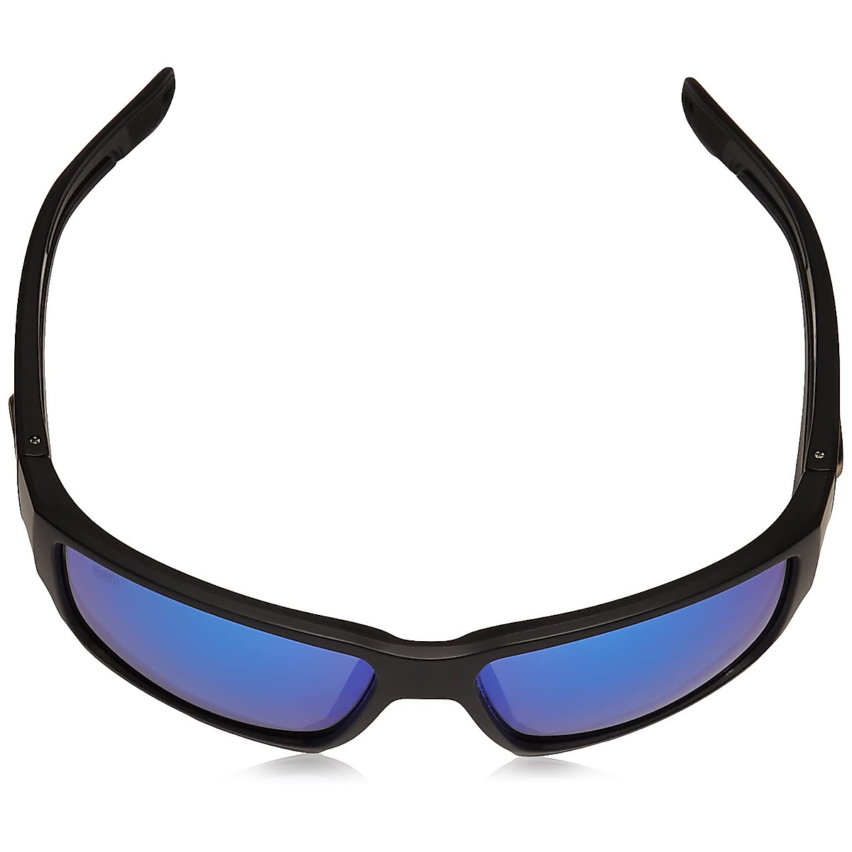 Costa Del Mar Man Sunglasses Matte Black Frame - Blue Mirror Lenses - 60MM