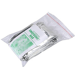 Dioche Emergency Sleeping Bag, Foldable Survival Bivy Bag, Portable Emergency Blanket, Waterproof and Windproof for Walkers, Climbers, Mountain Bikers, Runners, Skiers and Snowboarders