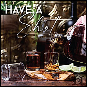 Vikko 2.75 Ounce Shot Glasses, Set of 12 Small Liquor and Spirit Glasses, Durable Tequila Bar Glasses For Alcohol and Espresso Shots (Canon)