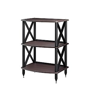 Pangea Audio Vulcan TT LP Record Player Turntable Stand Rack with Vinyl Storage Espresso