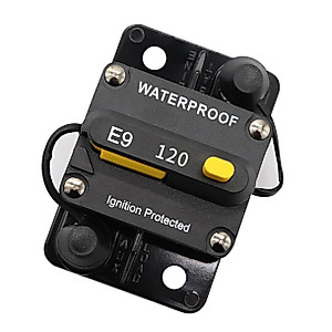 ERINGOGO 48v Circuit Breaker Fuse Reset Circuit Breaker Waterproof Circuit Breaker Car Circuit Breaker 150a Manual Protector