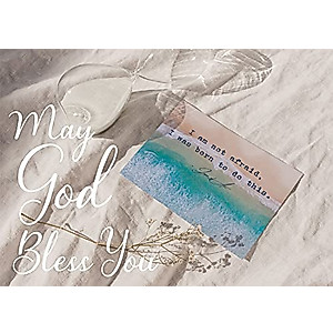 St Joan of Arc 11x14 Gallery Style Print by Soul Sunshine | Unframed 'Go Forward' Bible Verses Wall Decor Poster Prints | Rustic Wall Decor, Blue Lion, Home Wall Decor | Home Decoration