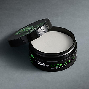 BluMaan Monarch Men’s Matte Paste - High Hold Matte Finish - Versatile, Easy To Apply, Weightless Control, Nourishing and Cleansing Hair Care Essential with Natural Ingredients