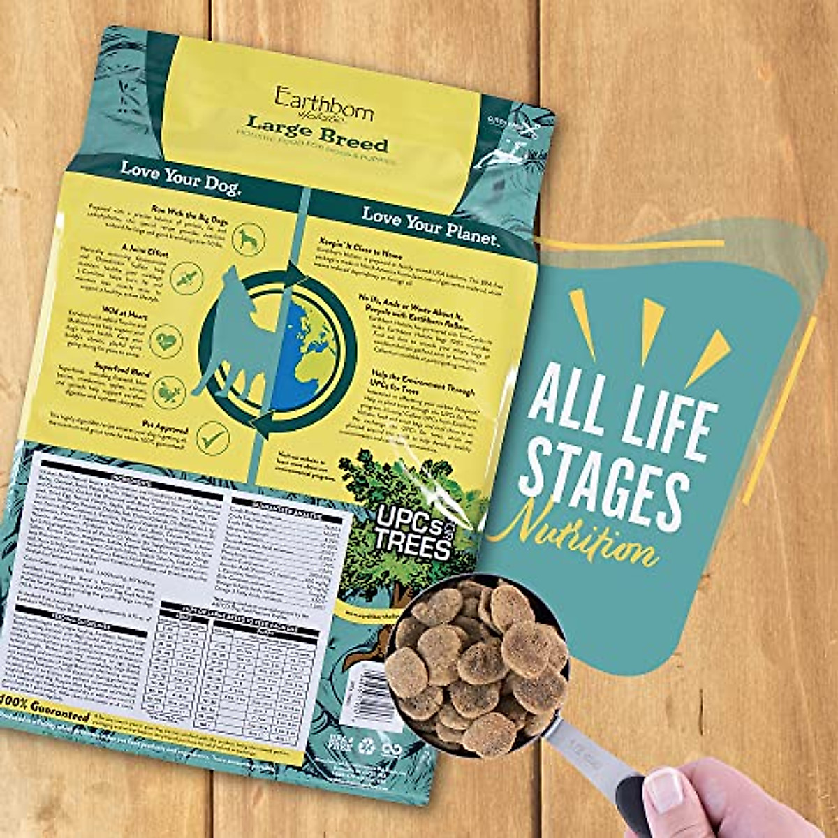 Earthborn Holistic Large Breed Dry Dog Food, 25 lb