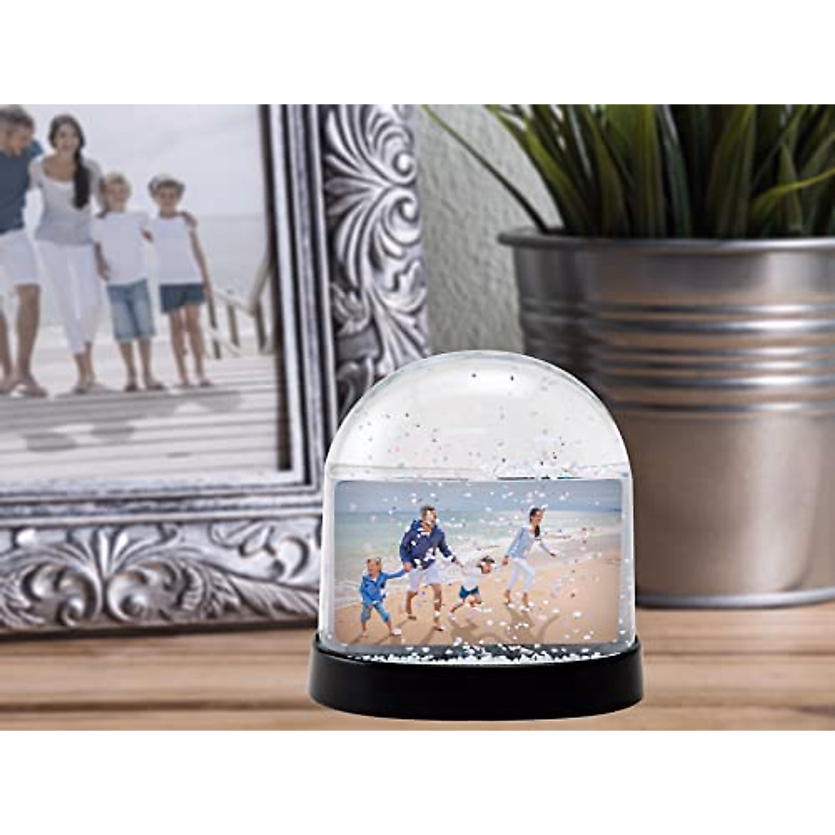 Horizontal Photo Snow Globe
