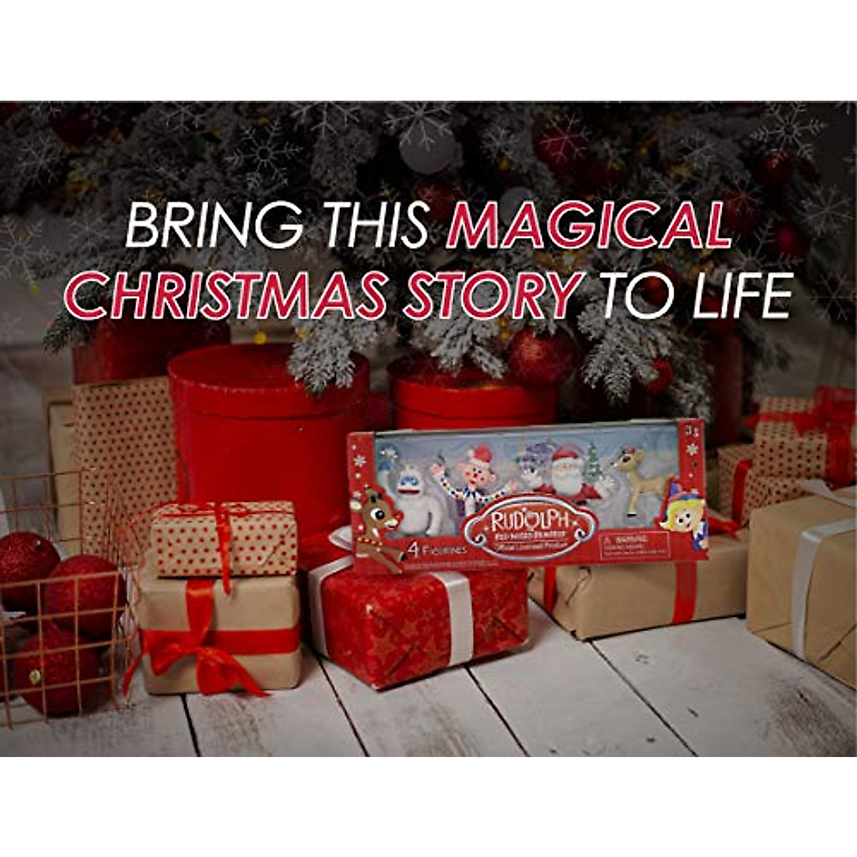 Beverly Hills Teddy Bear Company Rudolph #2 - Santa Clarice Set