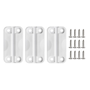 LBB-Parts Cooler Hinges for Igloo Cooler, Igloo Cooler Replacement Hinges, High Strength Igloo Cooler Hinges, Igloo Cooler Plastic Hinges for Ice Chests (3)