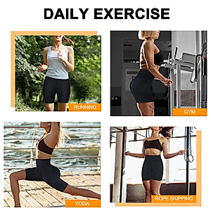 CtriLady Women Wetsuit Shorts Surfing Kayaking Snorkeling Swimming Pants Swimsuit Bottom Water Sports Swimwear Capris with Back-Zipper-Pocket(Black, X-Large)