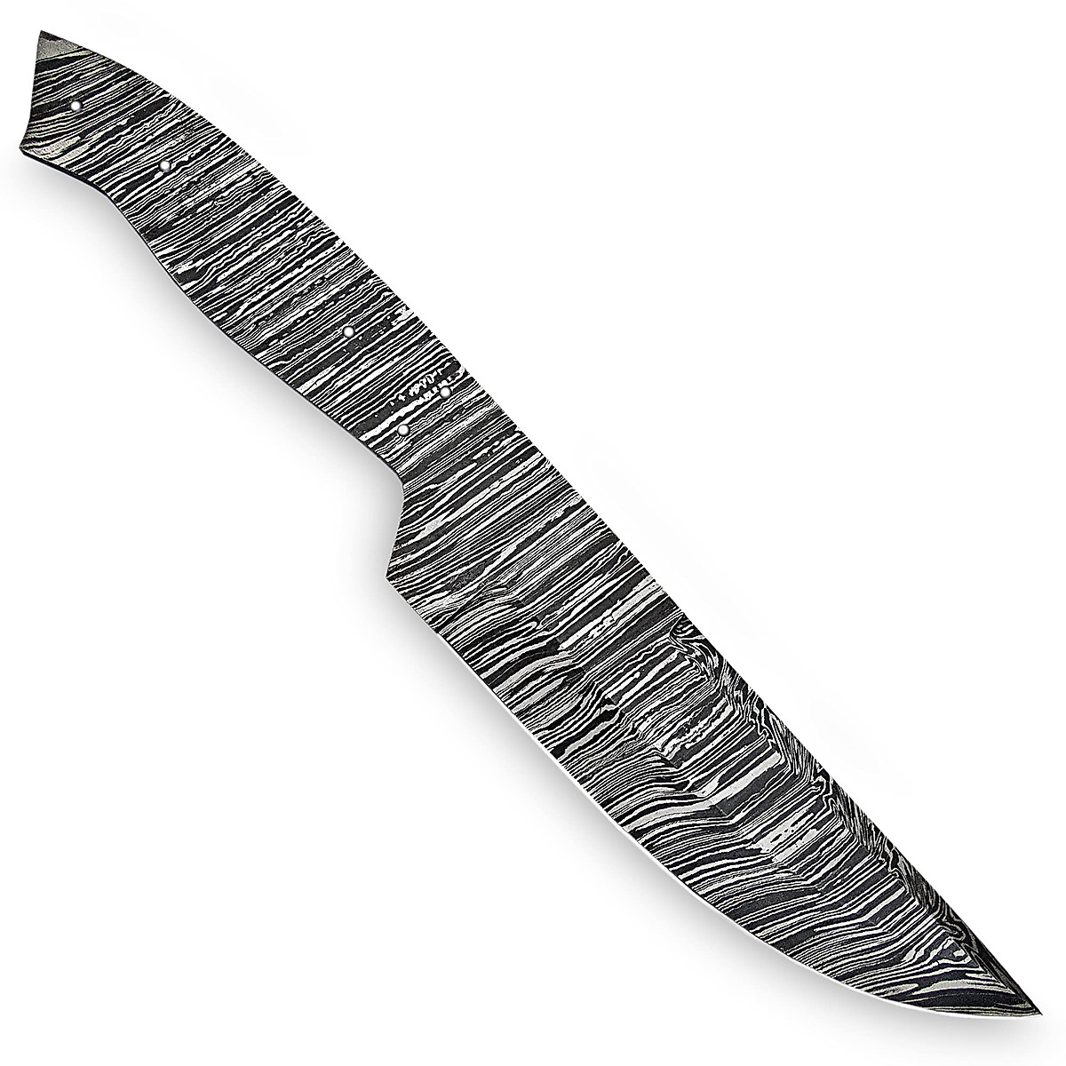 ColdLand Damascus Steel Knife Blank Blade for Knife Making Supplies - Handmade Knife Blanks Full Tang Steel Blade - knife blade for DIY Knives Making Sharp Blades