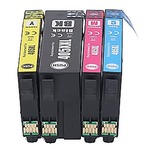 Hilitand 4PCS Ink Cartridge Smoothly Output Ink Printer Ink Cartridge Set for Office Shool Print Photos, Test Papers, Documents