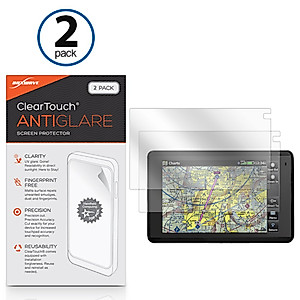 BoxWave Screen Protector Compatible With Garmin Aera 660 - ClearTouch Anti-Glare (2-Pack), Anti-Fingerprint Matte Film Skin for Garmin Aera 660