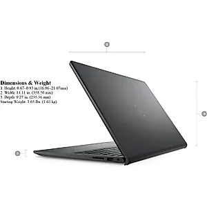 DELL 2023 Inspiron 15 Business Laptop, 15.6" 1920x1080 FHD, Intel i5-1135G7 2.4 GHz, 16GB, 512GB SSD Intel Iris Xe Graphics,Webcam, WiFi,Bluetooth, Carbon Black, Win 11 Pro
